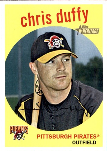 2008 Topps Heritage #363 Chris Duffy PITTSBURGH PIRATES | eBay