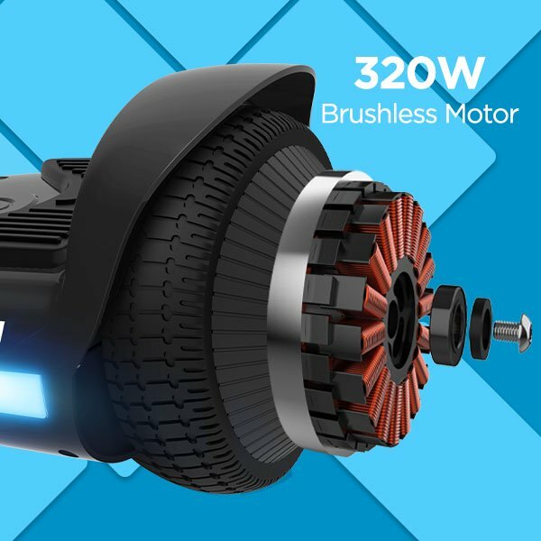 Hover-1 Blast Hoverboard 7 MPH 3 MI Range Dual 320W Motors UL2272 ...
