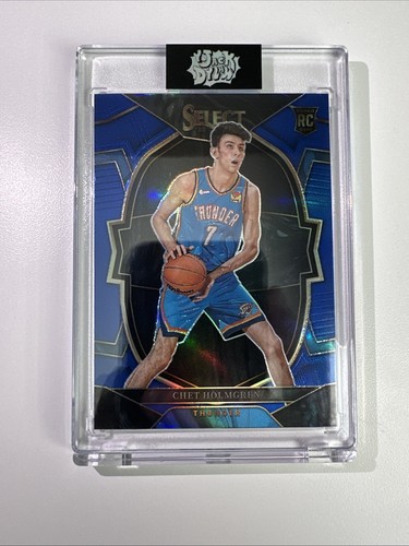 CHET HOLMGREN ROOKIE CARD 2022-23 SELECT BLUE PRIZM RC OKC THUNDER | eBay