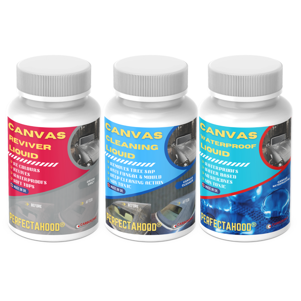 Convertible Roof CANVAS DYE Kit with Nano Waterproofing Soft Top ...