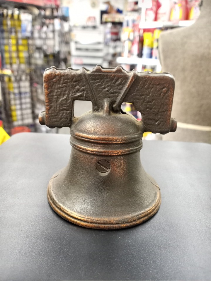 Vintage Cast Iron Liberty Bell Bank. "Proclaim Liberty Throughout All ...