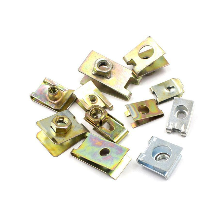 150 x Metal U-Type Clips Car Body Panel Fender Bumper Leaf Board Fixed ...