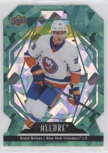 2022-23 Upper Deck Allure - Brock Nelson #87 Green Rainbow Die-Cut /99 ...