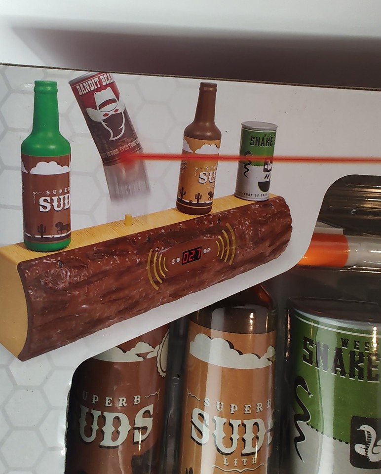 Majik Quick Draw Shootout Game Set with Cans and Toy Gun New In Sealed ...