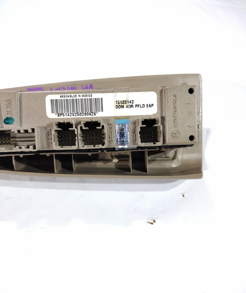 03-06 GMC Denali Escalade Master Window Control Switch Tan Grainwood ...