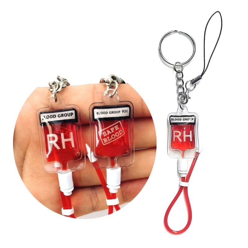 5 Pcs Trend Exquisite Resin Red Keychain Simulation Plasma Keys Chain ...