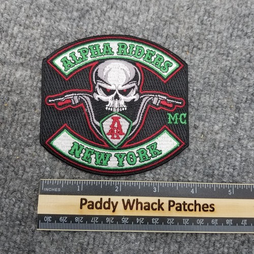 Alpha Riders New York Motorcycle Club MC Patch | eBay