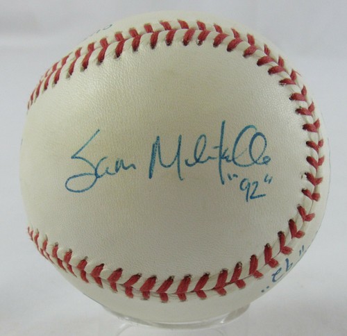 Bob Wickman Sam Militello Signed Auto Autograph Rawlings Baseball B91 ...
