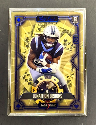 Jonathan Brooks *2024 Wild Card 5 Card Egg Hunt*SSP/3. Rookie Lt.Yellow ...