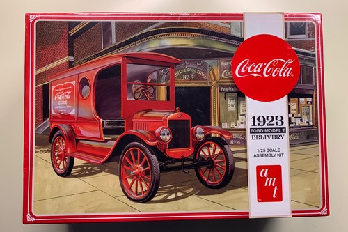 AMT 1024 1923 Ford Model T Delivery Coca Cola 1/25 Assembly Kit New ...