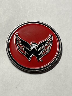 Rare Washington Capitals NHL 1" Double-Sided Coin Golf Style Marker - A ...