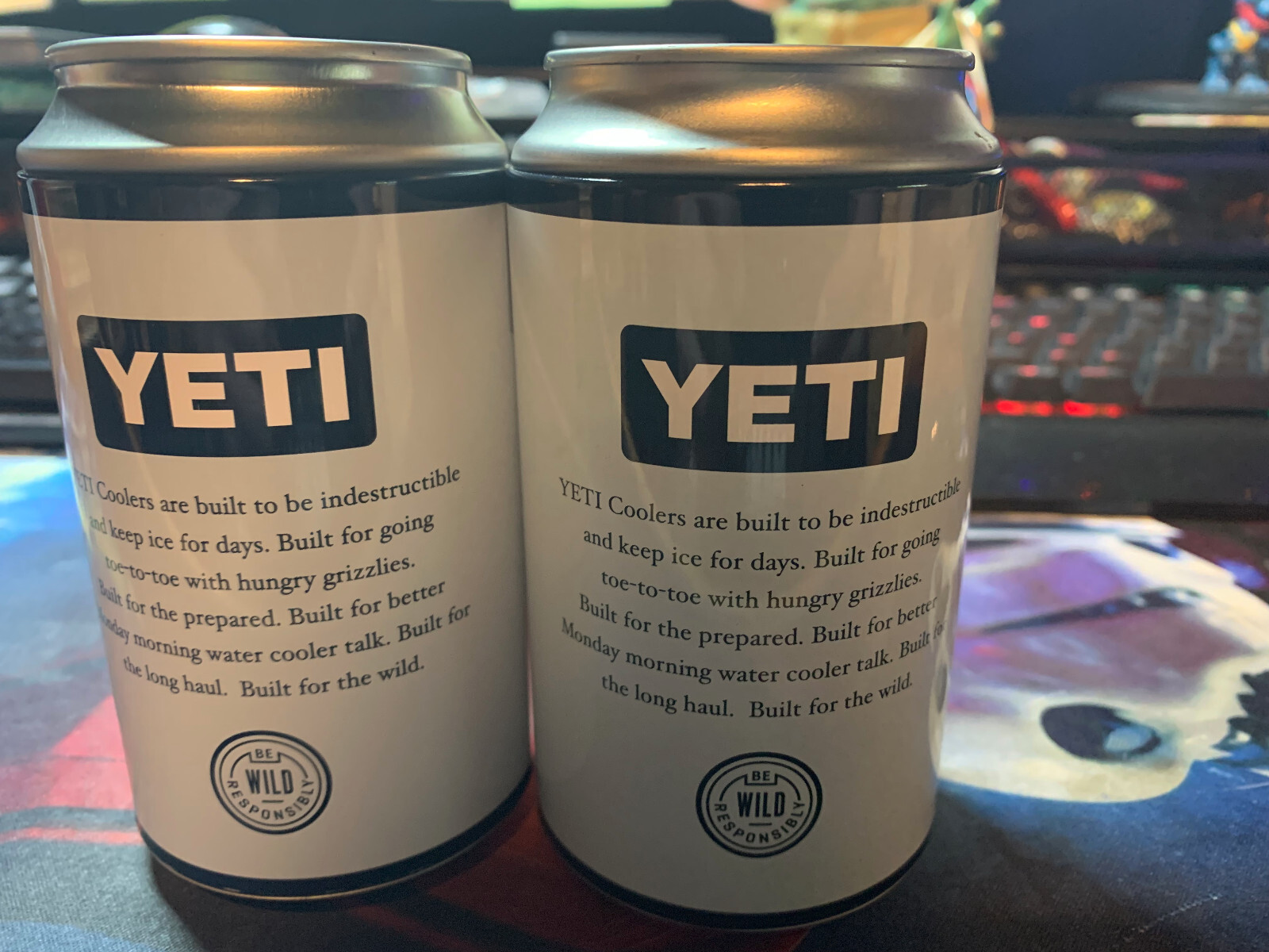 2 YETI Pop Top Limited Edition Empty 12 Oz Cans of Air Stash Cans | eBay