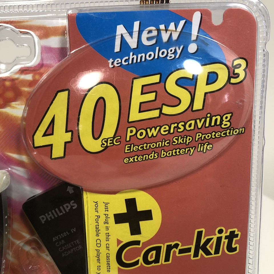 Philips AZ9103 Personal CD Player + car kit-New-never opened | eBay