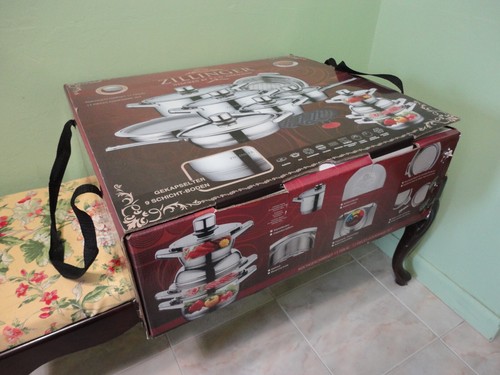 ZILLINGER 17-Piece Deluxe Stainless Steel Cookware Set | eBay