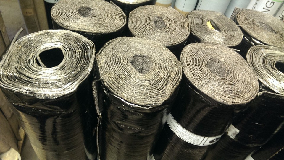 Blue Mineral Felt Torch on SBS Roofing IKO Capsheet Cap Sheet 1 2 3 4 5 ...