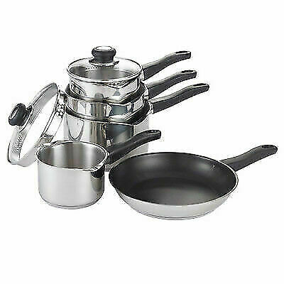 Judge Vista J3C1 5 Piece Saucepan Set - Silver for sale online | eBay UK
