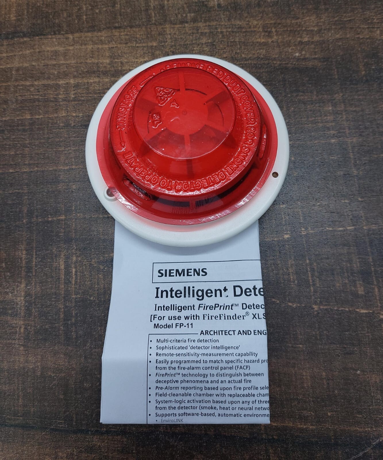 LOT OF 2 PCS SIEMENS FP-11 MULTI SENSOR SMOKE DETECTOR WITH DB-11 BASES ...