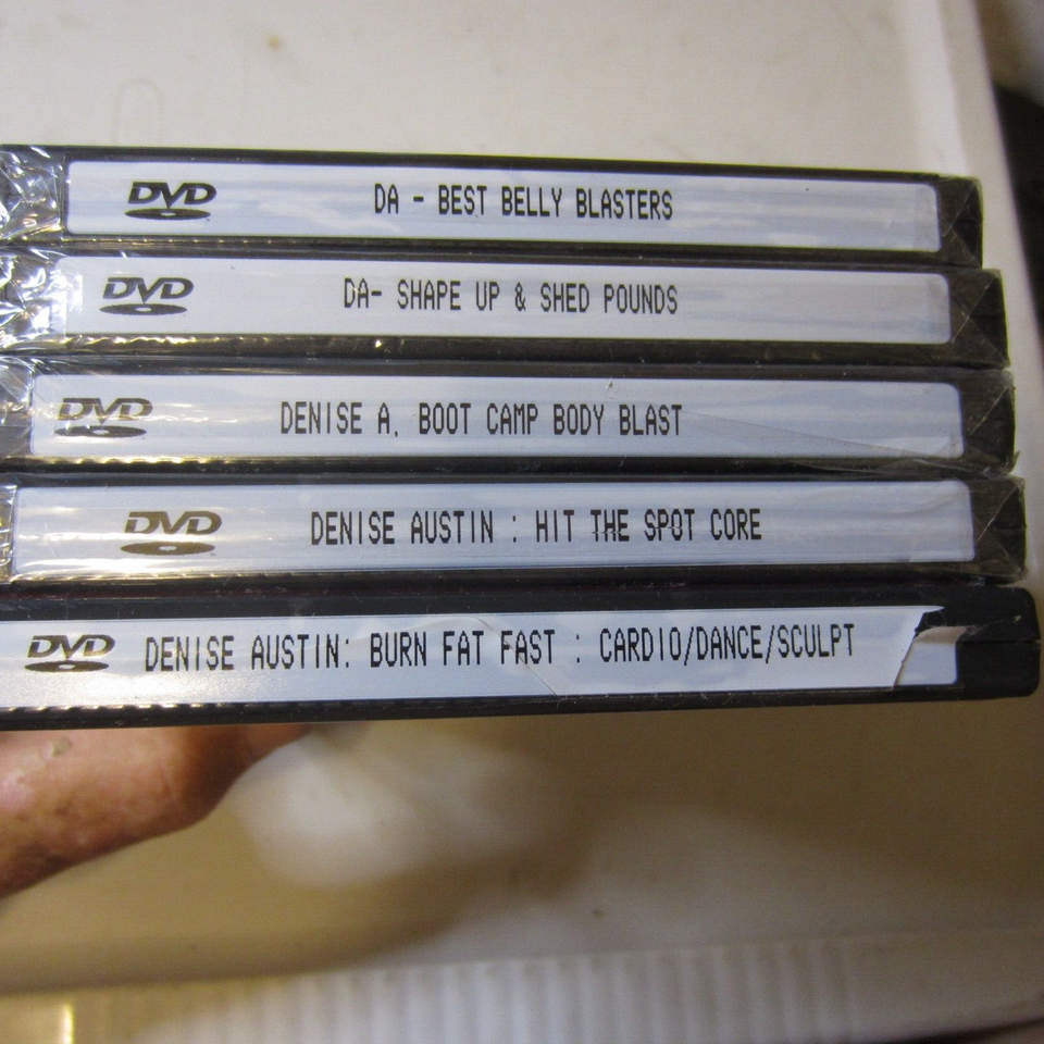 Denise Austin Workout Lot of 5 DVDs Brand New Sealed fitness boot camp ...
