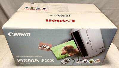 NEW Sealed Canon PIXMA iP2000 Photo Inkjet Printer 13803037784| eBay