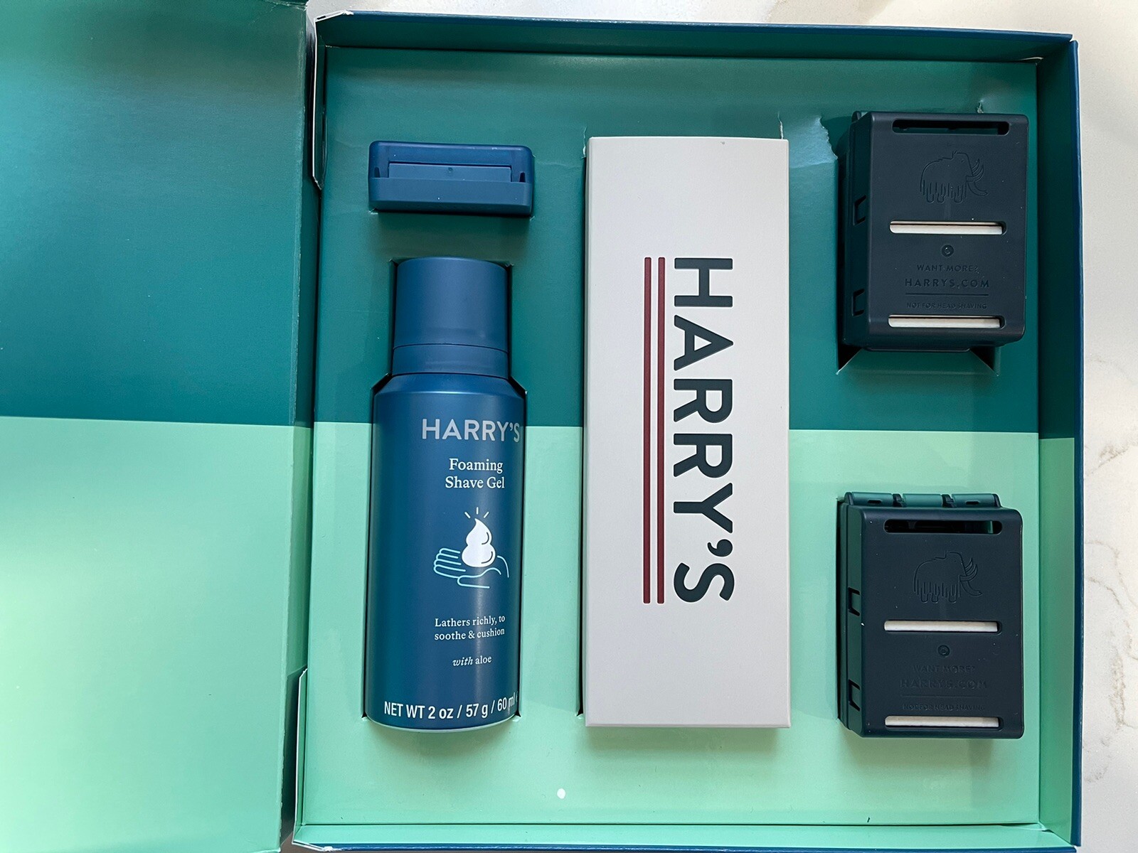 *SEALED* Harry's Razors for Men Shaving Kit (9 Cartridges+1 Handle ...