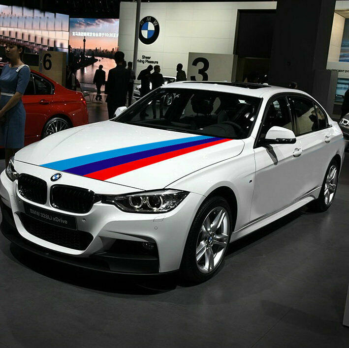 Graphics Racing Stripe Car Stickers For BMW Side Door Skirt Decal ...