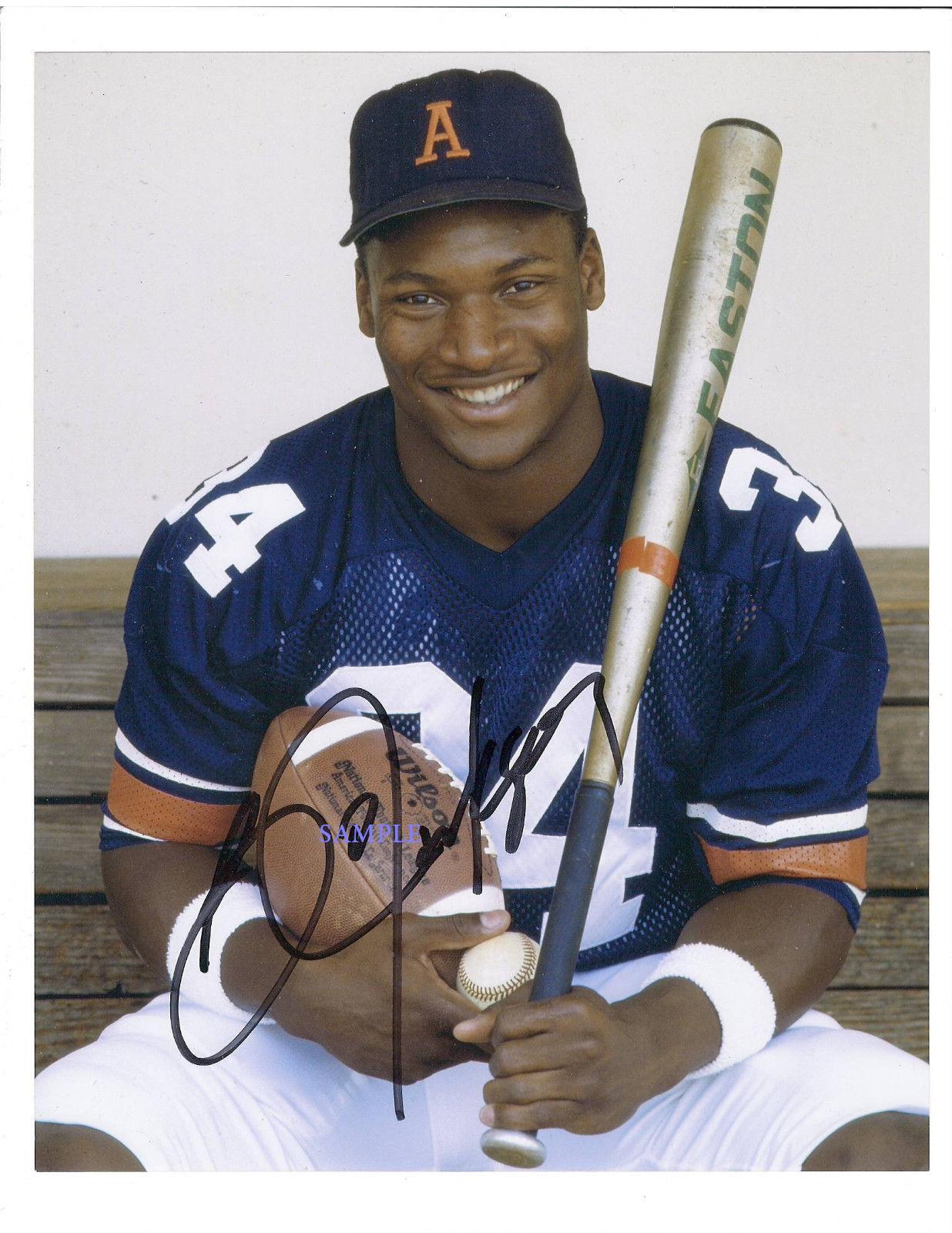BO JACKSON #2 REPRINT SIGNED 8X10 PHOTO AUTOGRAPHED CHRISTMAS GIFT MAN ...