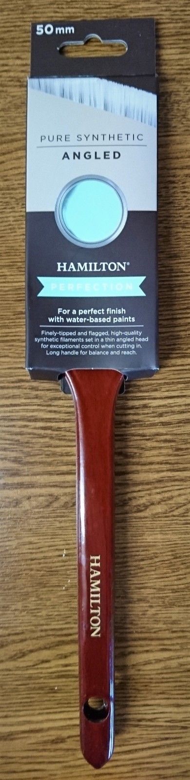 2" Hamilton Perfection Pure Synthetic Angled Paint Brush for Water ...