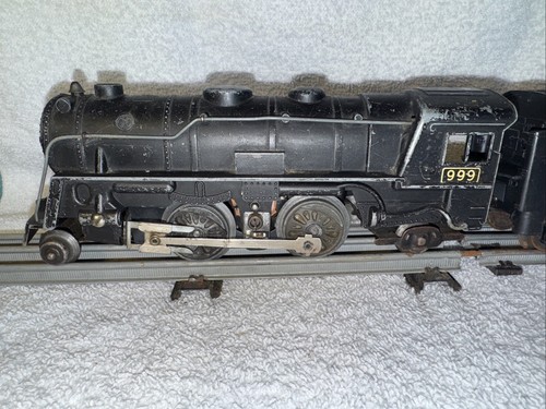Marx Trains Vintage Cast 999 Steam Locomotive W Lionel Coal Tender ...