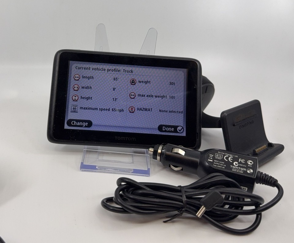 TomTom PRO 7150 sat nav TRUCK LORRY VAN BUS Work 5" LATEST UK Europe ...