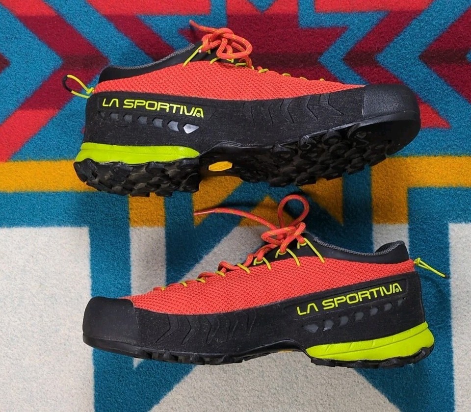 La Sportiva TX3 Approach Hiking Trail Shoes Orange Black Vibram Outdoor ...