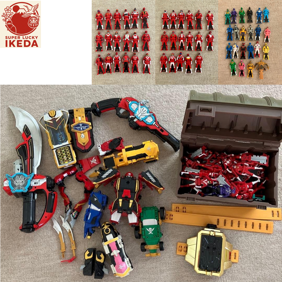 Super Megaforce Gokaiger Megazord Morpher Ranger Key set Bundle Power ...