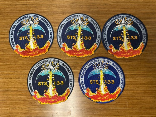 5 Different NASA STS-133 Space Shuttle Mission Patches | eBay