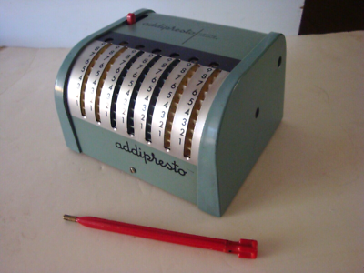 Manual Adding Machines 1950 Antique Barrett Figuring Listing Adding