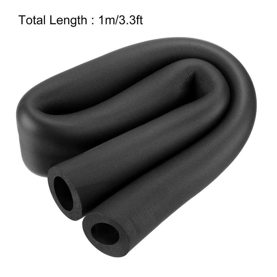Foam Tubing Pipe Insulation Outside Pipe Lagging, 32mm ID 50mm OD 1m ...