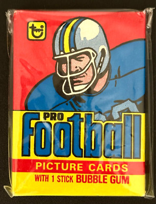 AWESOME! 1978 TOPPS FOOTBALL ⭐ UNOPENED ⭐ WAX PACK SEALED PACK WRAPPER ...