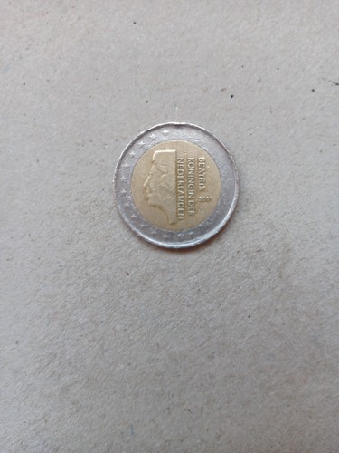 Rarissima Moneta 2 Euro BEATRIX KONINGIN DER NEDERLANDEN 2001 errore di ...