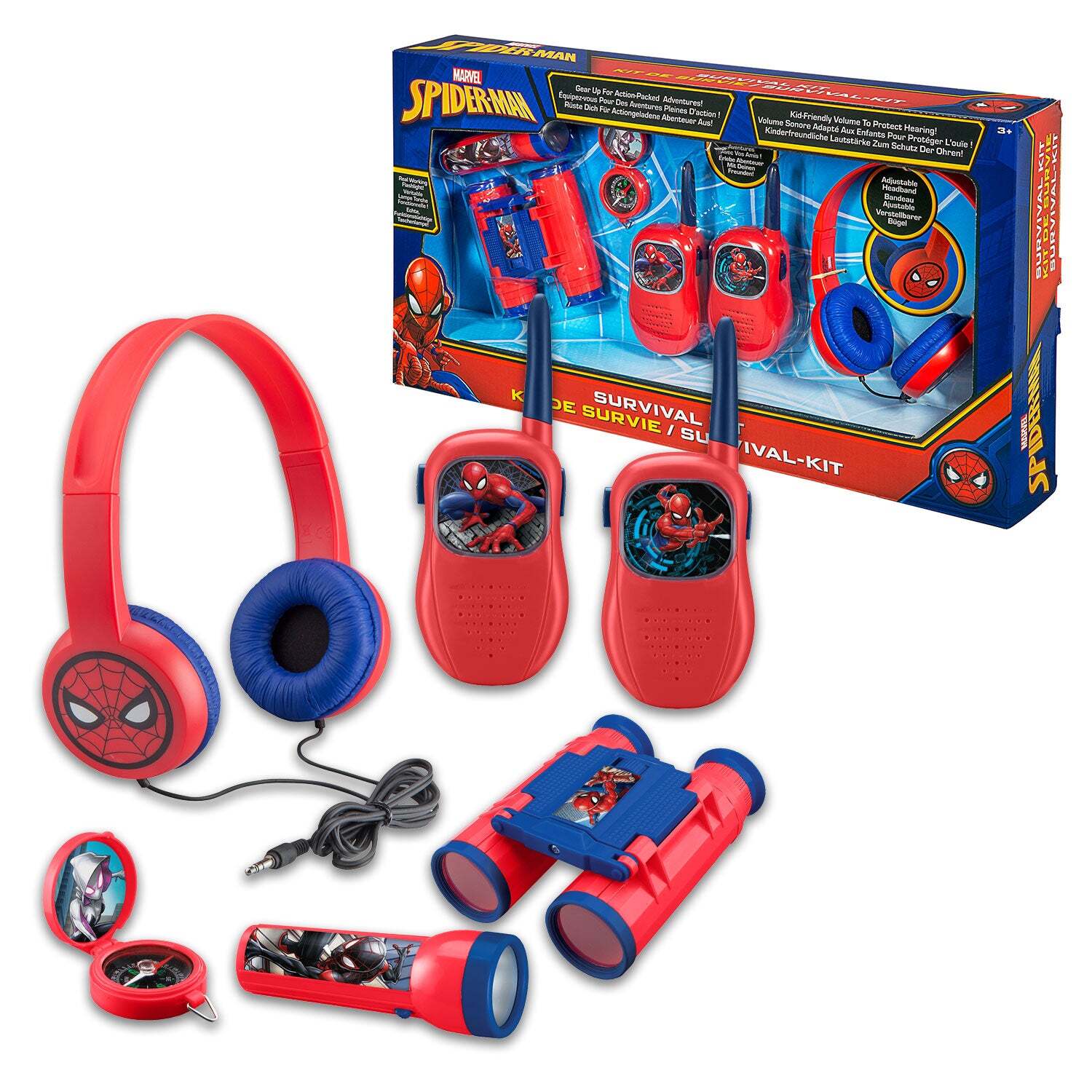 EKids SM-V302 Spider-Man Survival Kit - Red & Blue for sale online | eBay