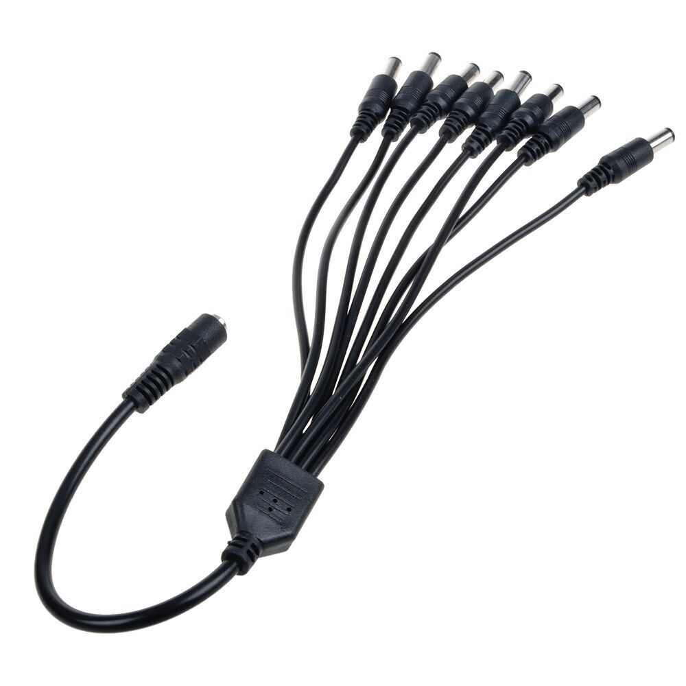 ID2.1mm Jack to 8Plug Splitter For Visual Sound 1 Spot Multi-Plug 4 5 8 ...