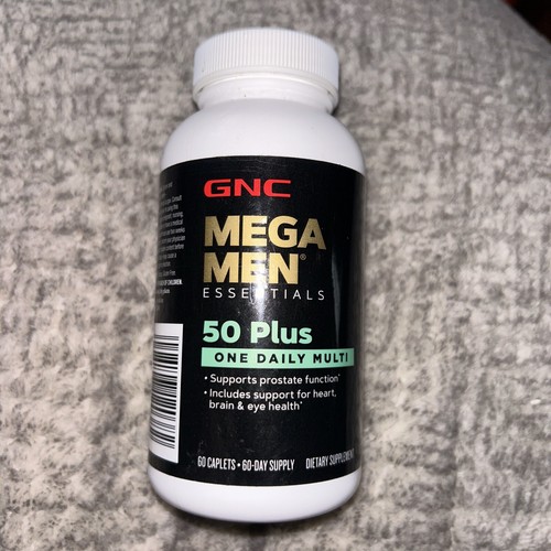 GNC Mega Men Essentials 50-Plus One Daily Multivitamin, 60 Tablets | eBay