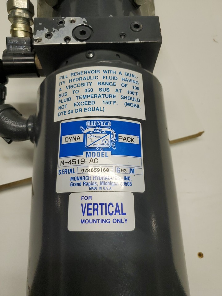 MONARCH M-4519-AC Dyna Pack 230/460V 2hp | eBay