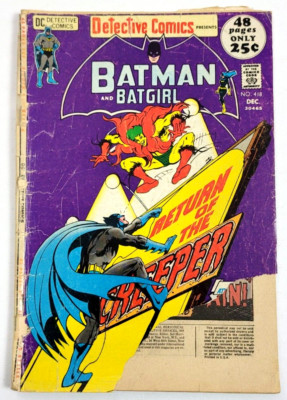 DETECTIVE COMICS #418 (1971) / GD- / BATMAN / BATGIRL / CREEPER | eBay
