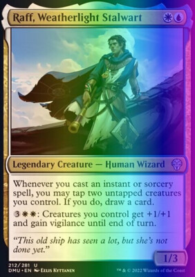 MTG Raff, Weatherlight Stalwart (212/447) Dominaria United LP FOIL | eBay