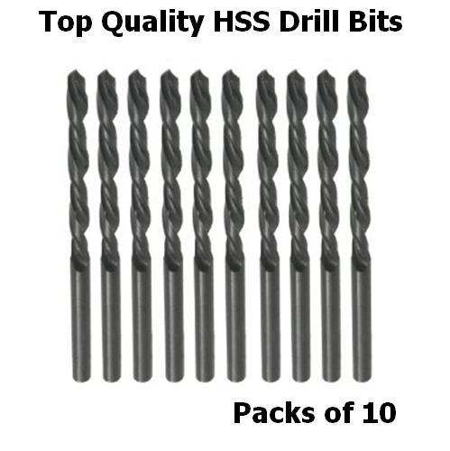 10x HSS Drill Bits High Quality Professional Precision Roll Forged ...
