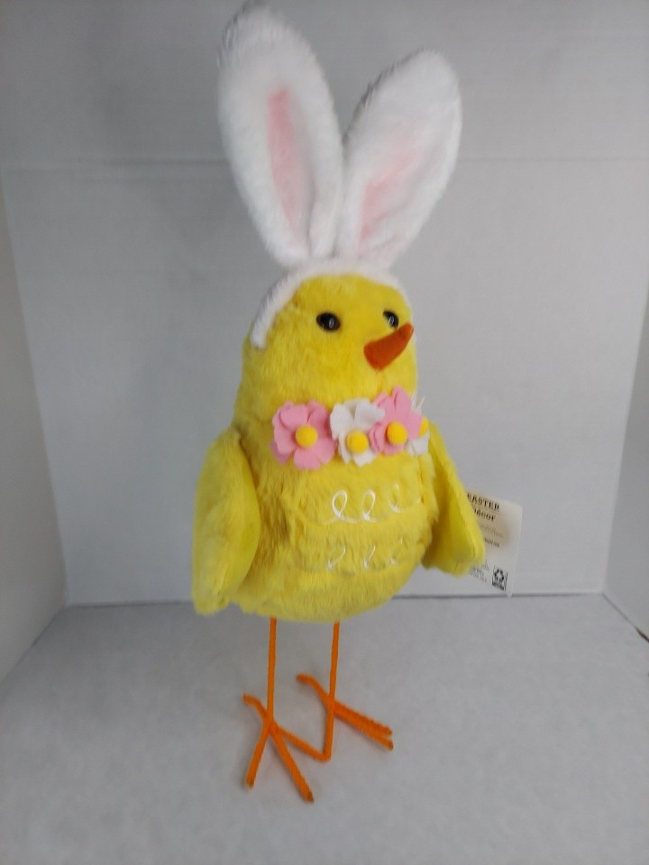 21" Fabric Bird Way To Celebrate Easter Large Yellow Chick Easter ...