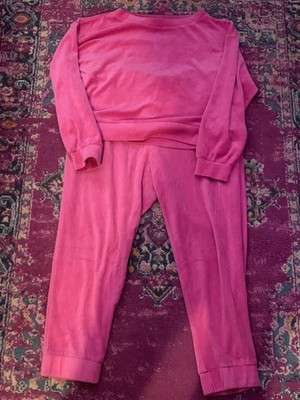 Wild Fable Pink 2 Piece Women's Sweatsuit Set Size L | eBay