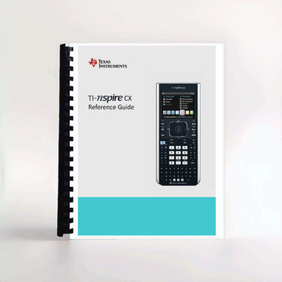 Texas Instruments TI Nspire CX / CX II calculator reference manual | eBay