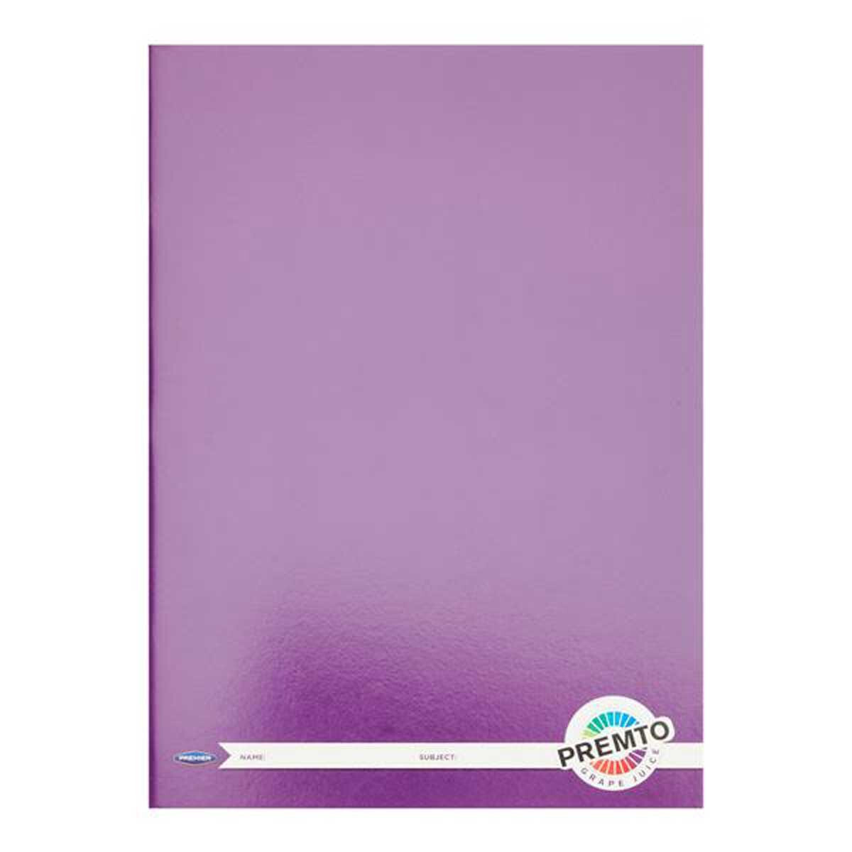 A4 Exercise Book Writing Paper Pad Blue School Home Work Lined Margin ...