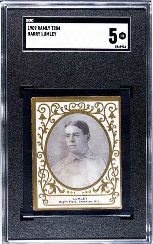 1909 T204 Ramly Harry Lumley SGC 5 Brooklyn Superbas | eBay