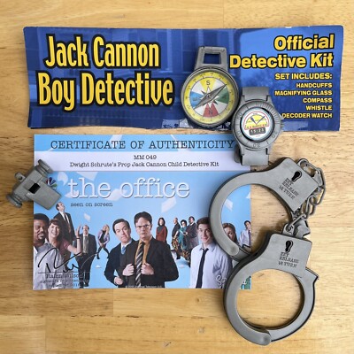 DWIGHT SCHRUTE The Office SEEN ON SCREEN Detective Kit AUTHENTIC PROP ...