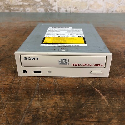 Sony CRX215A1 48x/24x/48x Internal CD-ROM CR-R/RW Drive White Bezel ...